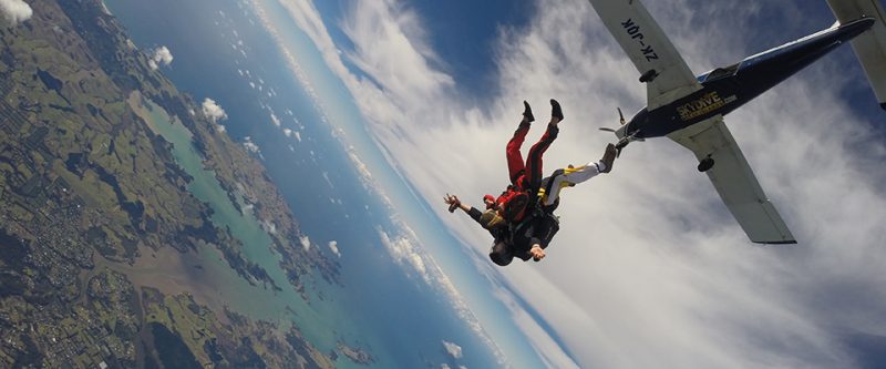 Best places for Skydiving i New Zealand - North & South Island