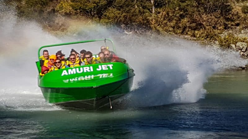 Hanmer Springs Jet Boat trips - Amuri Jet on the Waiau River