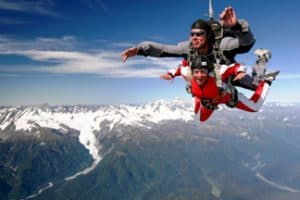 Best places for Skydiving i New Zealand - North & South Island
