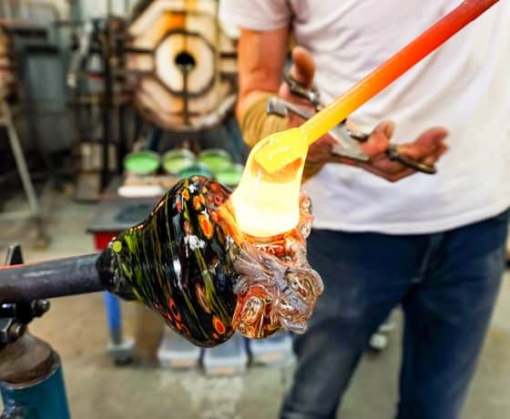 Lava Glass Taupo - Glass Blown Ornaments & original art