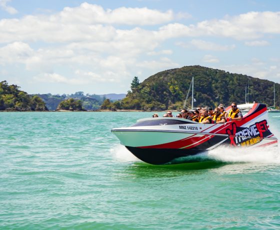 Extreme Jet Boat Bay of Islands Experience with 360 spin