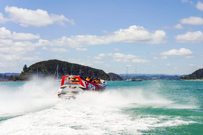 Extreme Jet Boat Bay of Islands Experience with 360 spin