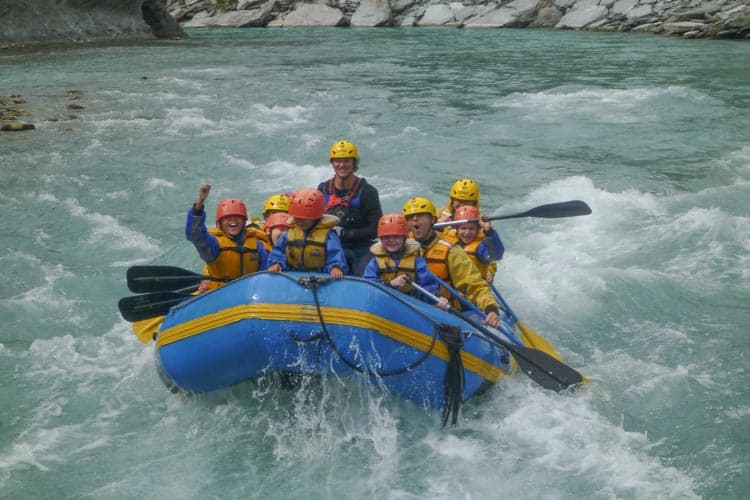 Queenstown Rafting on the Shotover River suitable all ages